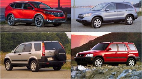 Generation Gap Ranking Each And Every Version Of The Honda Cr V Driving