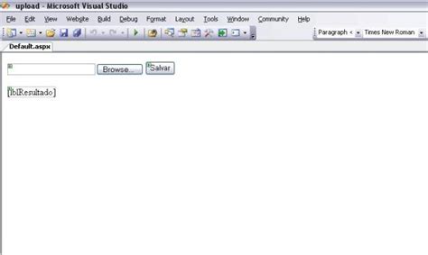 Upload De Arquivos Em Aspnet 20 Devmedia