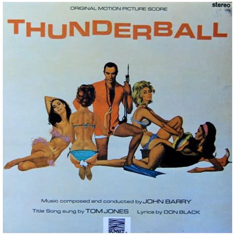 John Barry Thunderball Original Motion Picture Soundtrack Lp