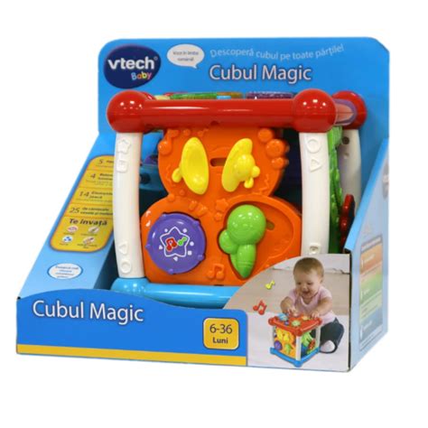 Jucarie Interactiva Cubul Magic In Limba Romana 6 36 Luni Bebe Tei