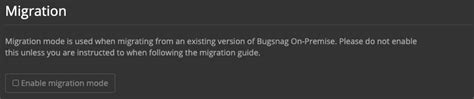 Bugsnag Docs › On Premise › High Availability › Migrating To Clustered