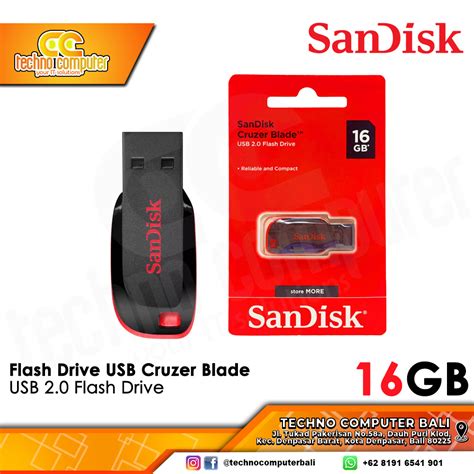 Flashdisk Sandisk 16gb Cruzer Blade Usb 2 0