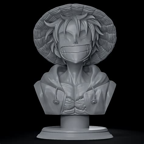 👤 Luffy Bust Fan Art・ 3d File For ・cults