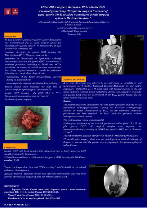 Pdf Ejso February 2023 Proximal Gastrectomy Pg For The Surgical