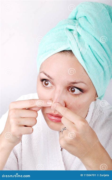 Giovane Ragazza Sexy Con Acne Immagine Stock Immagine Di Acne Ragazza