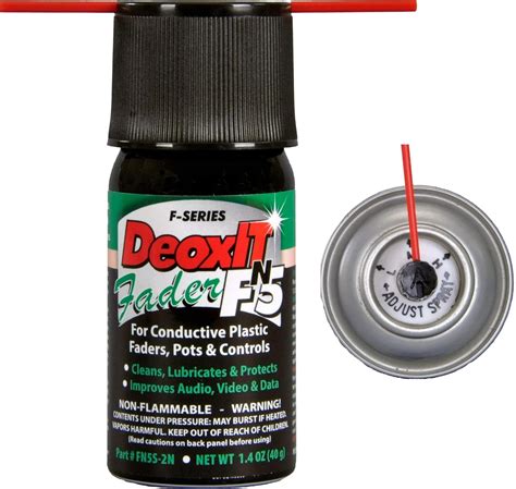 Deoxit Fader Fn5s 2n Mini Spray Contact Cleaner Lube Protector For