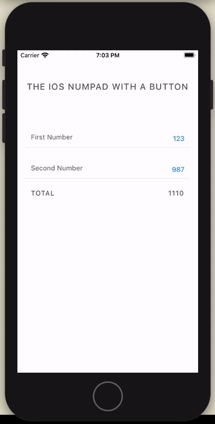 React Native Ios Keyboard With A Custom Button Dev Community