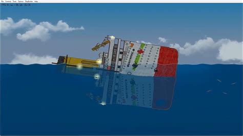 Britannic Sinking Animation Floating Sandbox Youtube