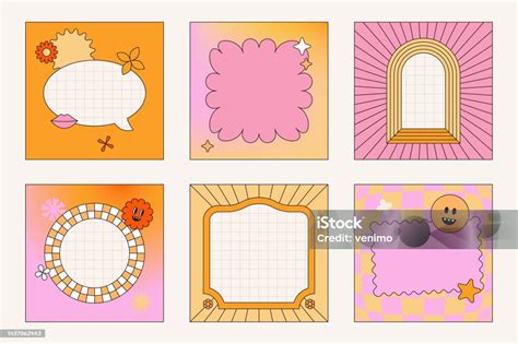 브랜딩 패키징 인쇄 물 및 소셜 미디어 게시물을 위한 추상적인 배경 요소 텍스트 복사 공간이 있는 디자인 요소 패치 및 스티커의