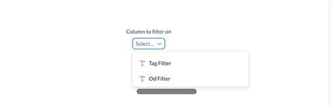Impossible To Select A Filter In The Dashboard Even If It Is Present In The List Bug Reports