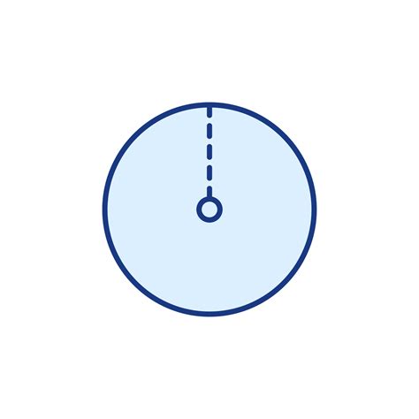 Circle Radius Vector Concept Colored Icon Or Symbol 17505256 Vector Art At Vecteezy