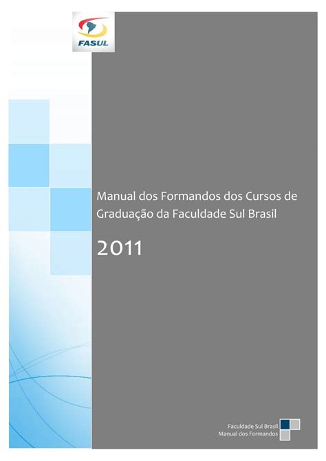 Manual De Formatura Fasul