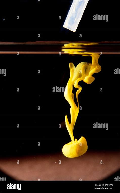 Precipitation Of Lead Iodide A Yellow Precipitate Of Lead Iodide
