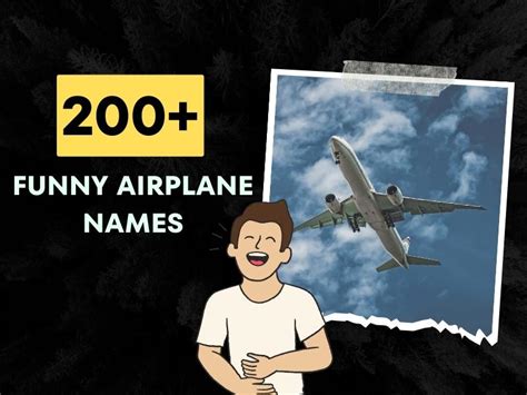 200 Funny Airplane Names Laughter At 30000 Feet