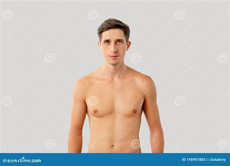 Handsome Shirtless Man Healthy Lifestyle Male Stock Image Image Of