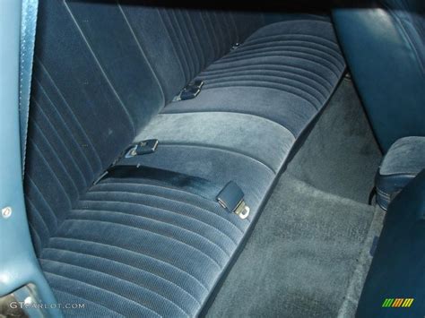 Dark Blue Interior 1986 Oldsmobile Cutlass Supreme Coupe Photo