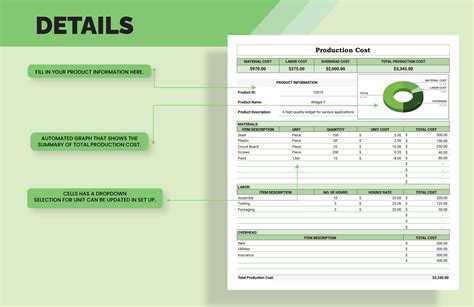 Production Cost Template In Excel Google Sheets Download Template Net