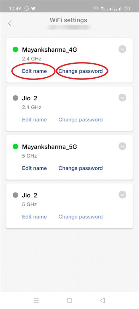 How To Change JioFiber WiFi SSID Name Password Using MyJio App Gadgets To Use