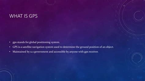 Global Positioning System Gps Pptx
