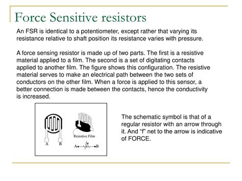 Ppt Working With Arduino Lesson 3 Force Sensitive Resistors