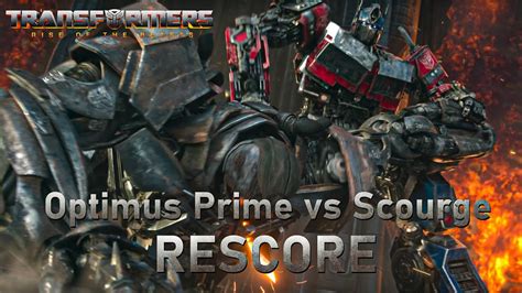 Optimus Prime Vs Scourge Final Fight Rescore W Forest Battle And