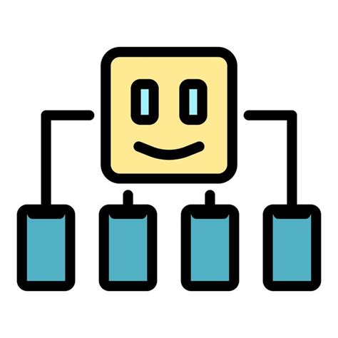 Premium Vector Agent Scheme Icon Outline Agent Scheme Vector Icon Color Flat Isolated