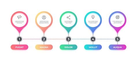Premium Vector Step Infographic Options Timeline Flow Chart Business Graphic Element