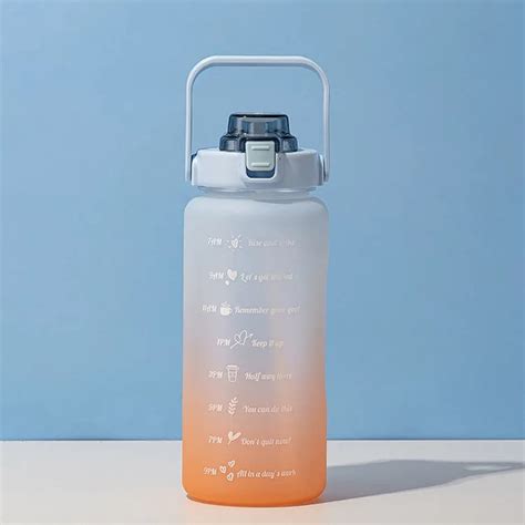ขวดน้ำ2ลิตรขวดน้ำพกพาสวยๆขวดน้ำพกพาขวดน้ำพลาสติกแบบพกพา 2000ml Water Bottles กระติกน้ำพกพาน่ารัก