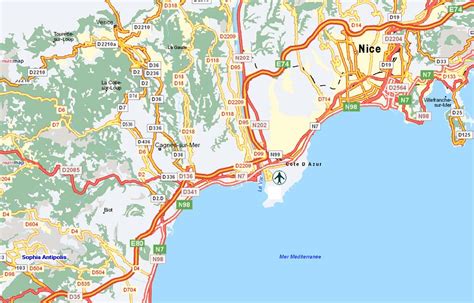 Nice Map France