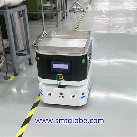 Laser Guided Agv Robot Automate Production Line In A Smt Factory