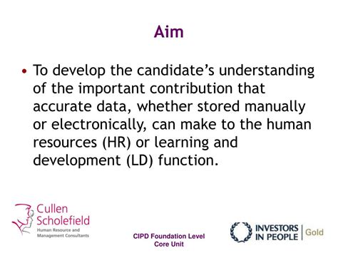 PPT CIPD Foundation Level Core Unit PowerPoint Presentation Free Download ID 1830274