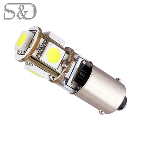 BA9S 5 SMD White CANBUS OBC No Error Car T4W LED Light Bulb T4w Led Car Bulbs Interior Lights