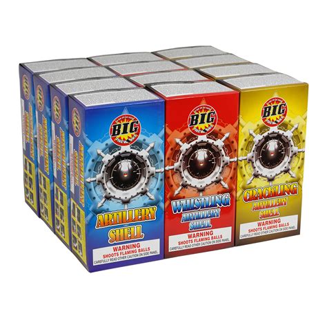 Premium Assorted Artillery Shell Bf911 Artillery Shells Fireworks Unlimited