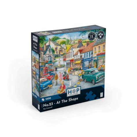 House Of Puzzles No23 At The Shops 1000 Piece Jigsaw Puzzle