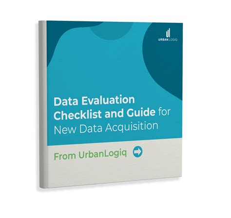 Data Evaluation Checklist And Guide