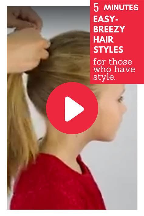 10 Beautiful Work Easy Hairstyles 5 Minute Craft
