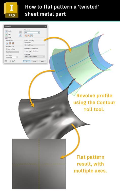 Autodesk Inventor Sheet Metal Flat Pattern Success—every Time