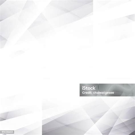 추상적인 기하학적 흰색과 회색 빛에 공간 현대적인 디자인으로 회색 은색 배경 벡터 일러스트 레이 션 0명에 대한 스톡 벡터 아트 및 기타 이미지 Istock