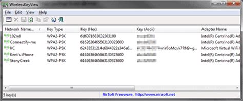 Recover Your Lost Wireless Network Key With Wirelesskeyview Password Recovery