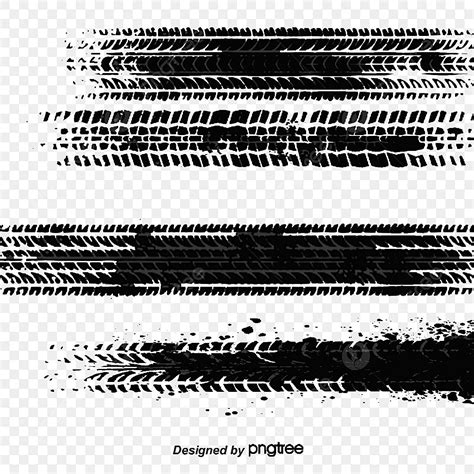 타이어 일러스트 자국 자취 타이어 검정색과 흰색 Png 일러스트 및 Psd 이미지 무료 다운로드 Pngtree