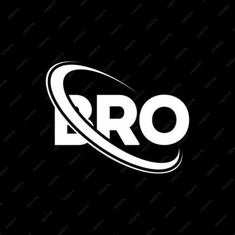 Premium Vector Bro Logo Bro Letter Bro Letter Logo Design Initials