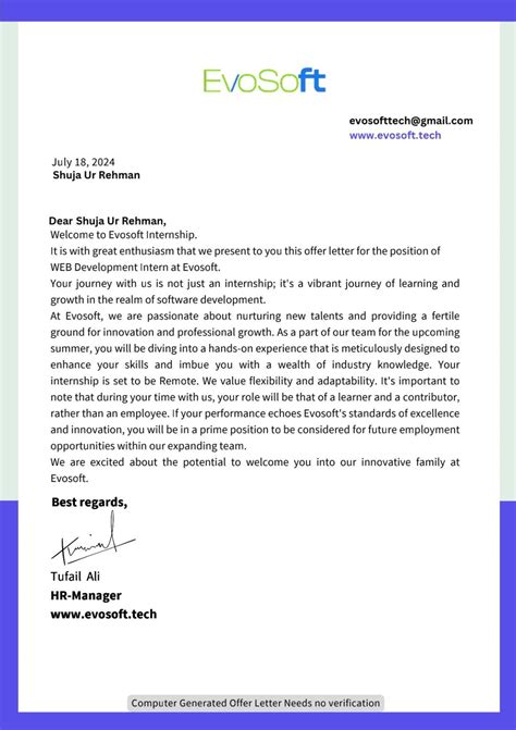 Shuja Ur Rehman On Linkedin Evosofttech Internship Excited Techindustry