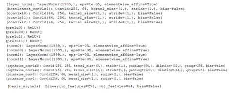 Post Quantizing Conv1d Prelu And Layernorm Layers Can Be Done Quantization Pytorch Forums