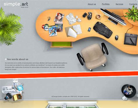 Creative Combinations Of Header And Footer In Web Design Hongkiat