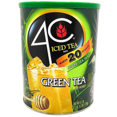 4c Green Tea With Honey Antioxidant Iced Tea Mix 1 34 Kg