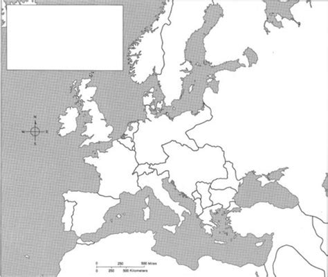 Outline Printable Map Of Europe 1914