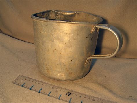 Pot Battered Tin W Handle Props Inventory