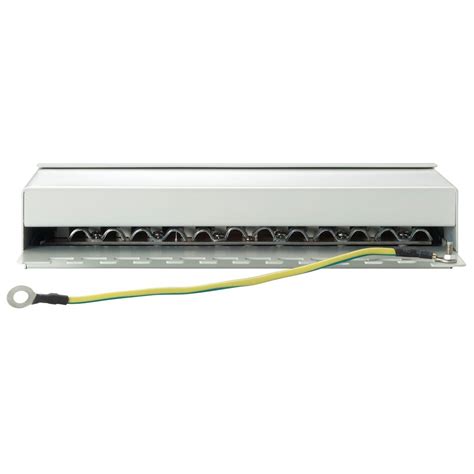 Equip CAT 6 Shielded Patch Panel 12 Ports White Techinn
