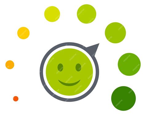 Premium Vector Customer Satisfaction Round Indicator Color Rating Meter Isolated On White