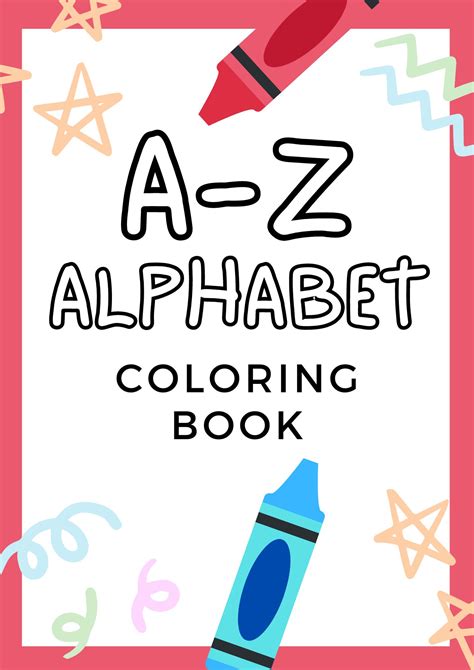 Alphabet Coloring Pages Az